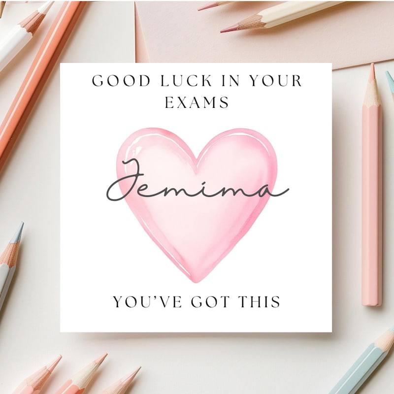 Good Luck a Level Cards - Etsy UK