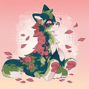Detailed Chibi Commission Furry Commission Digital Art - Etsy