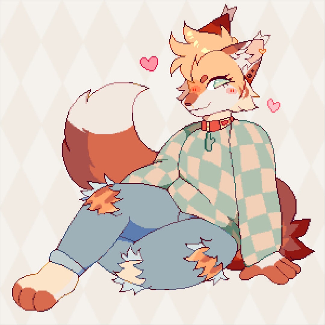 Pixel Doll Commission Furry Commission Digital Art 300x300 Pixel - Etsy