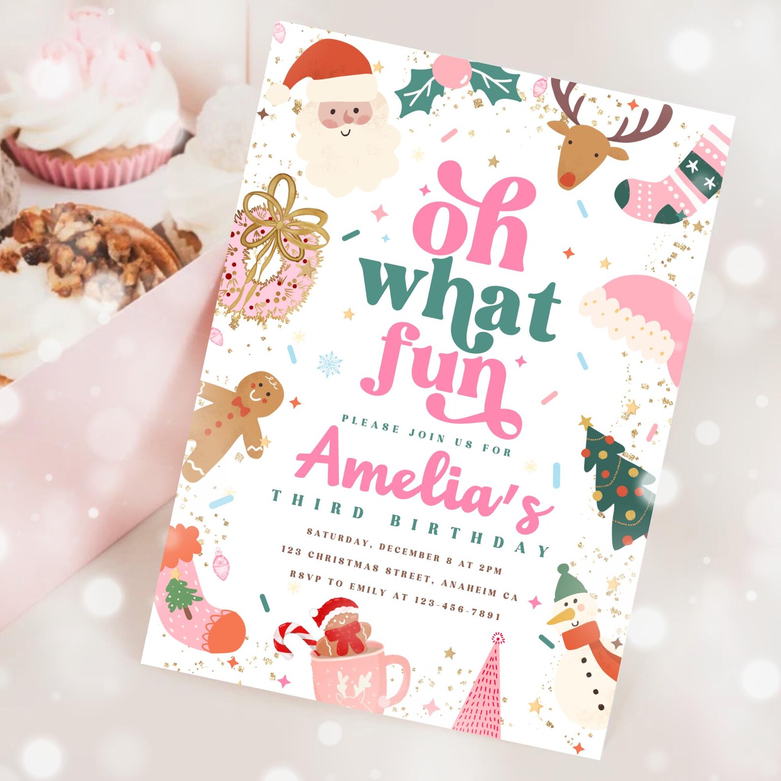 Christmas Party Invitation | Kids Christmas Party Invitation ...