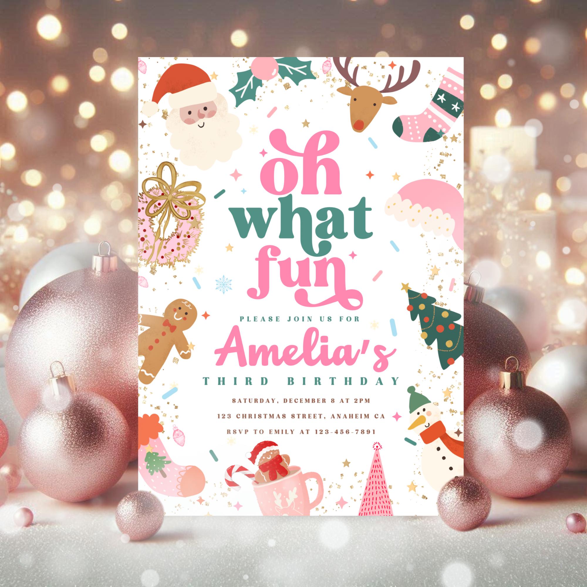 Christmas Party Invitation | Kids Christmas Party Invitation ...