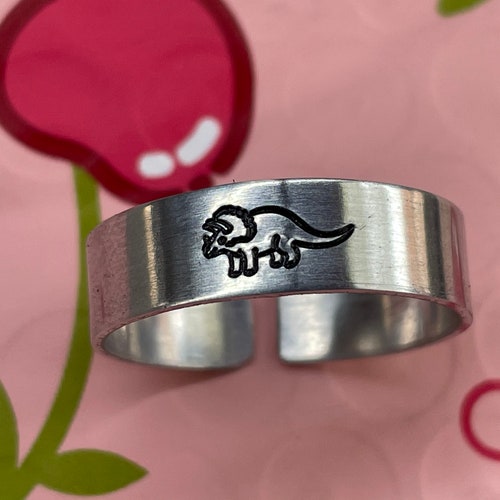 Pterodactyl Promise Ring for Couples Dinosaur Jewelry - Etsy