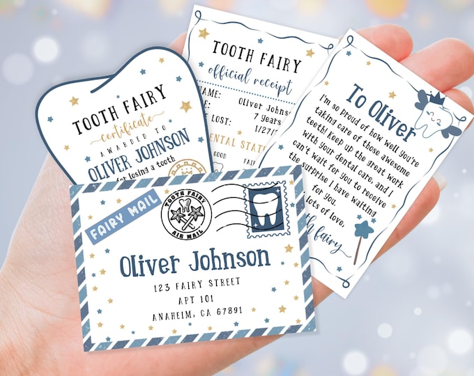 Editable Mini Tooth Fairy Letter | Fairy Letter | Fairy Receipt | Tooth ...