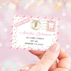 Editable Mini Tooth Fairy Letter | Fairy Letter | Fairy Receipt | Tooth ...