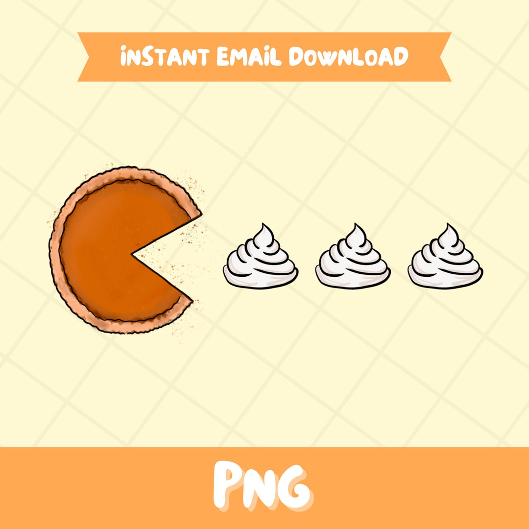 Thanksgiving Pac Man PNG, Thanksgiving Sublimation Files, Thanksgiving ...