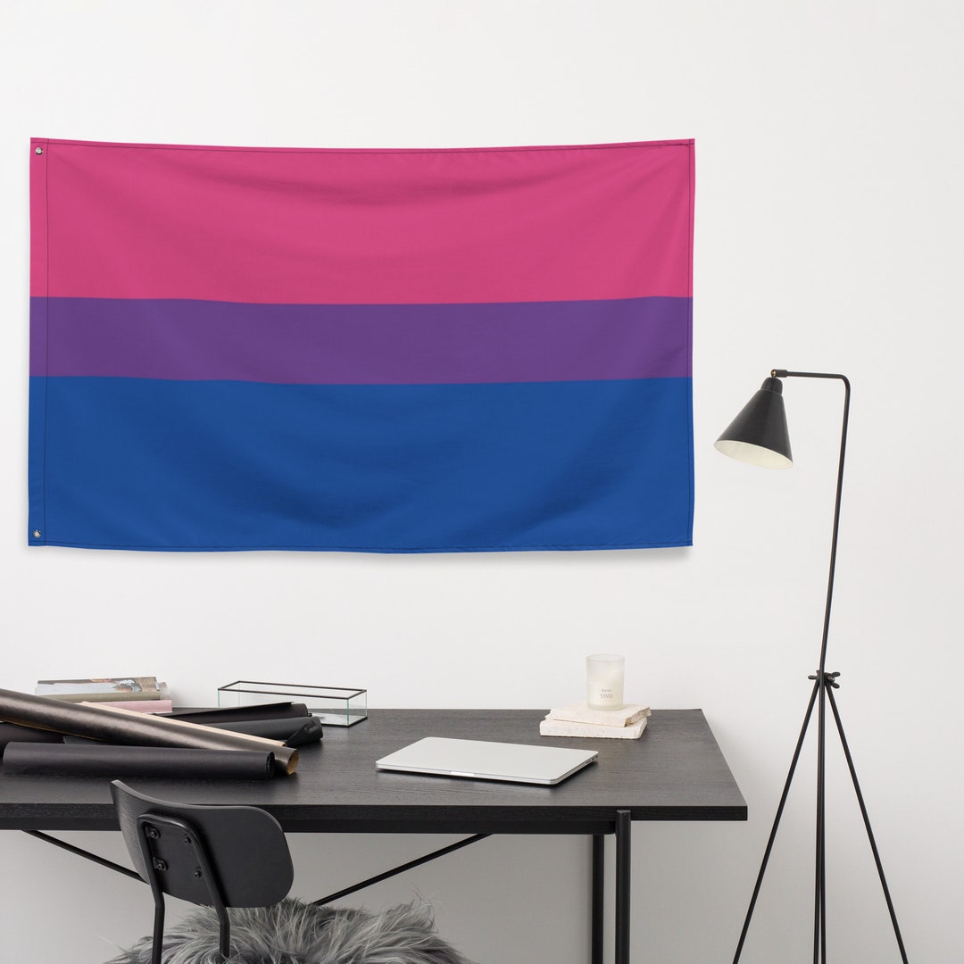 Bisexual LGBTQ+ Pride Flag Wall Hanging - Etsy