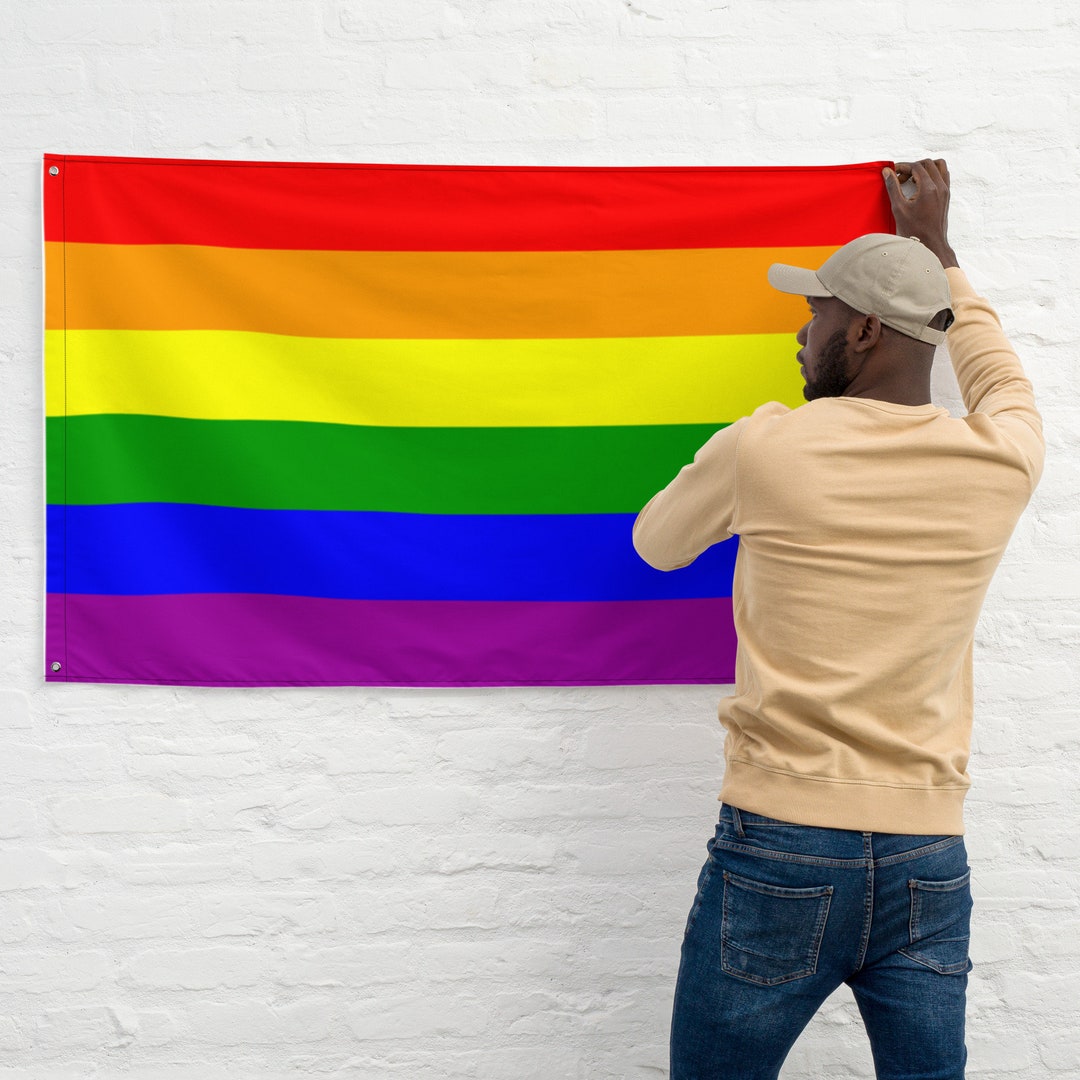 Gay Pride LGBTQ+ Pride Flag Wall Decor - Etsy