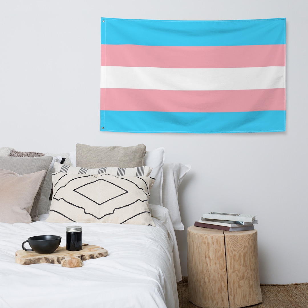 Transgender LGBTQ Pride Flag Home Decor - Etsy