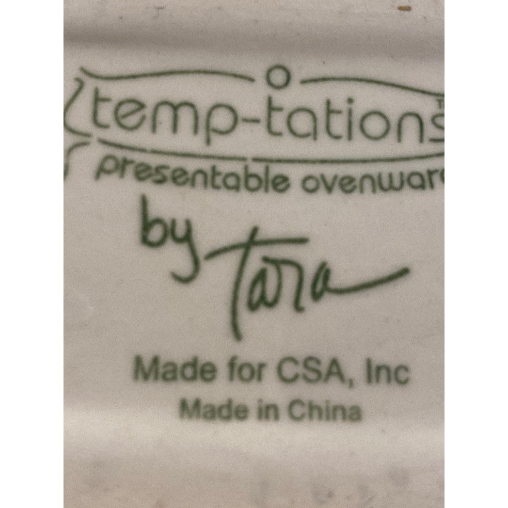 Temptations Stoneware Tara Oval Serving/baking Dish/ Vintage Decor/ - Etsy