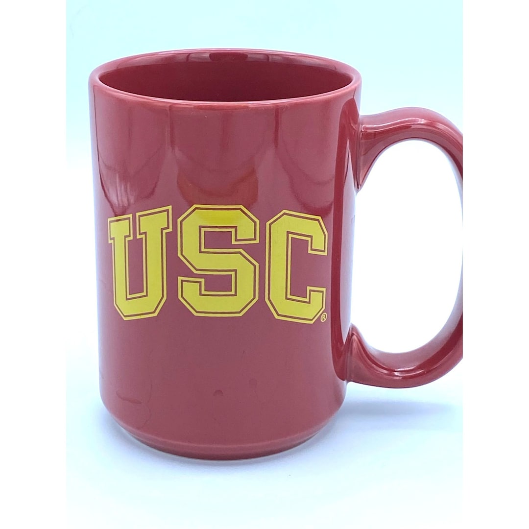 USC Red Coffee Mug - Etsy