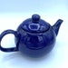 Vintage Designpac Cobalt Blue Tea Pot/stands 5 1/2 Inches Tall - Etsy