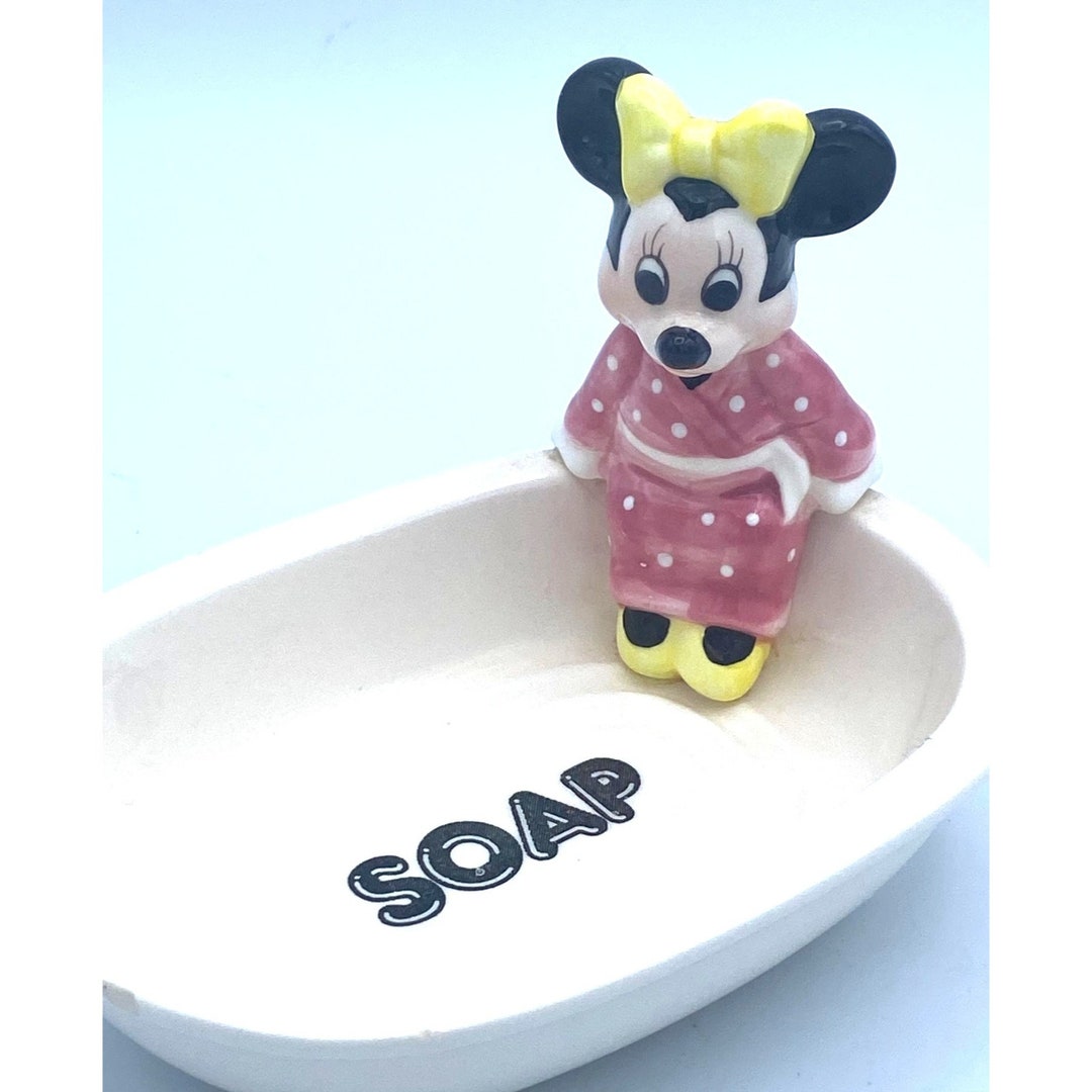 Japan Walt Disney World Minnie Mouse in Kimono Bath Soap Dish - Etsy
