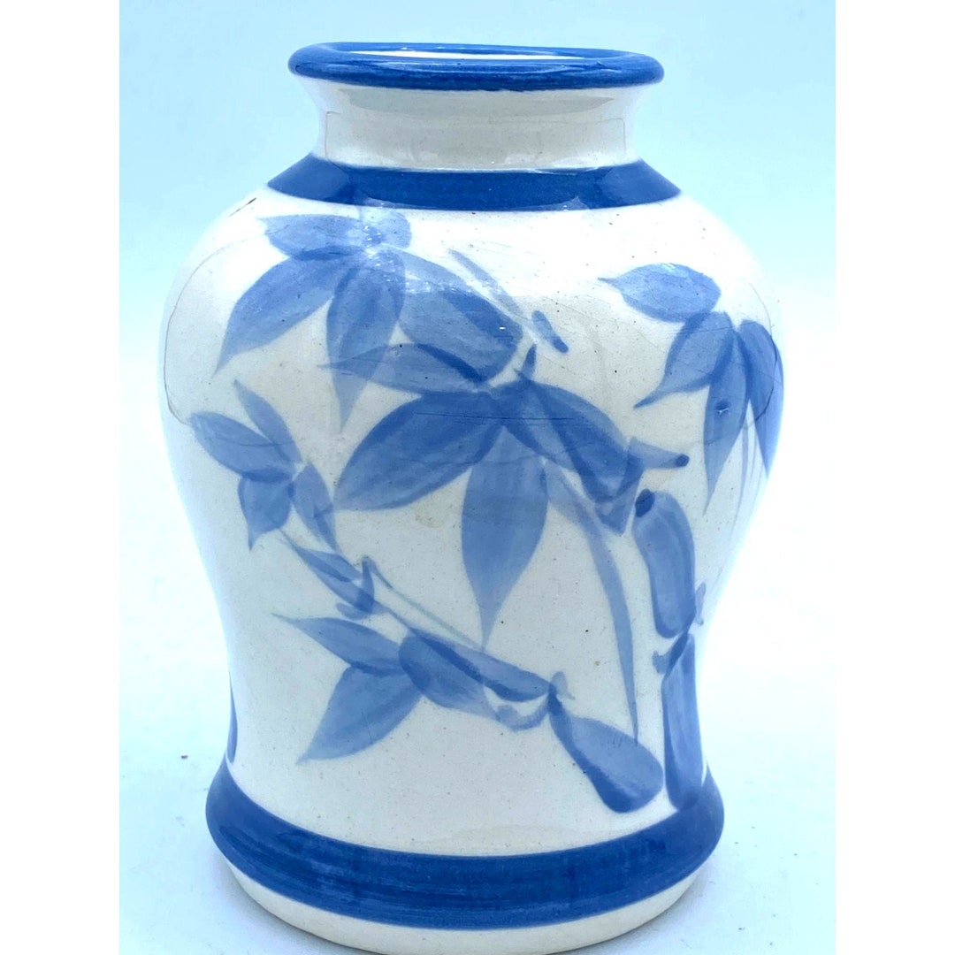 Pottery Flower Vase by Toler Laguna Beach Village / Signed - Etsy