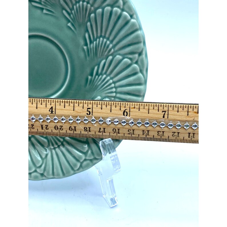Mikasa Ocean Jewel Turquoise Shell Saucer Plate Set of 2 1980/ Rare - Etsy