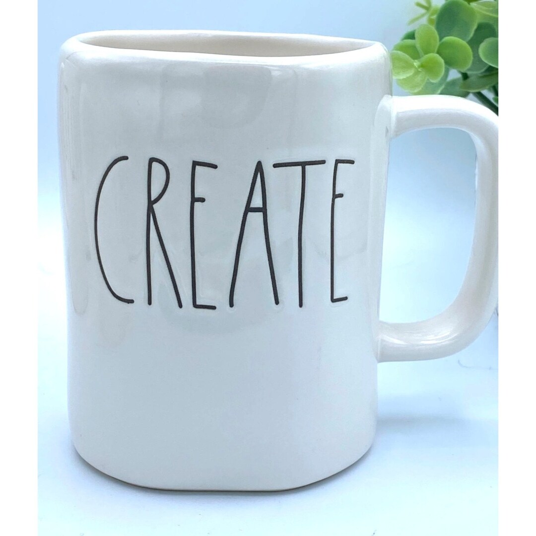 Rae Dunn Create Coffee Mug/magenta - Etsy