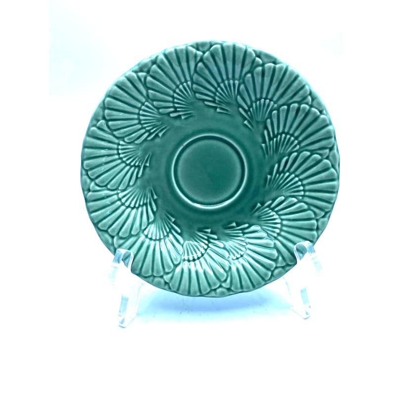 Mikasa Ocean Jewel Turquoise Shell Saucer Plate Set of 2 1980/ Rare - Etsy