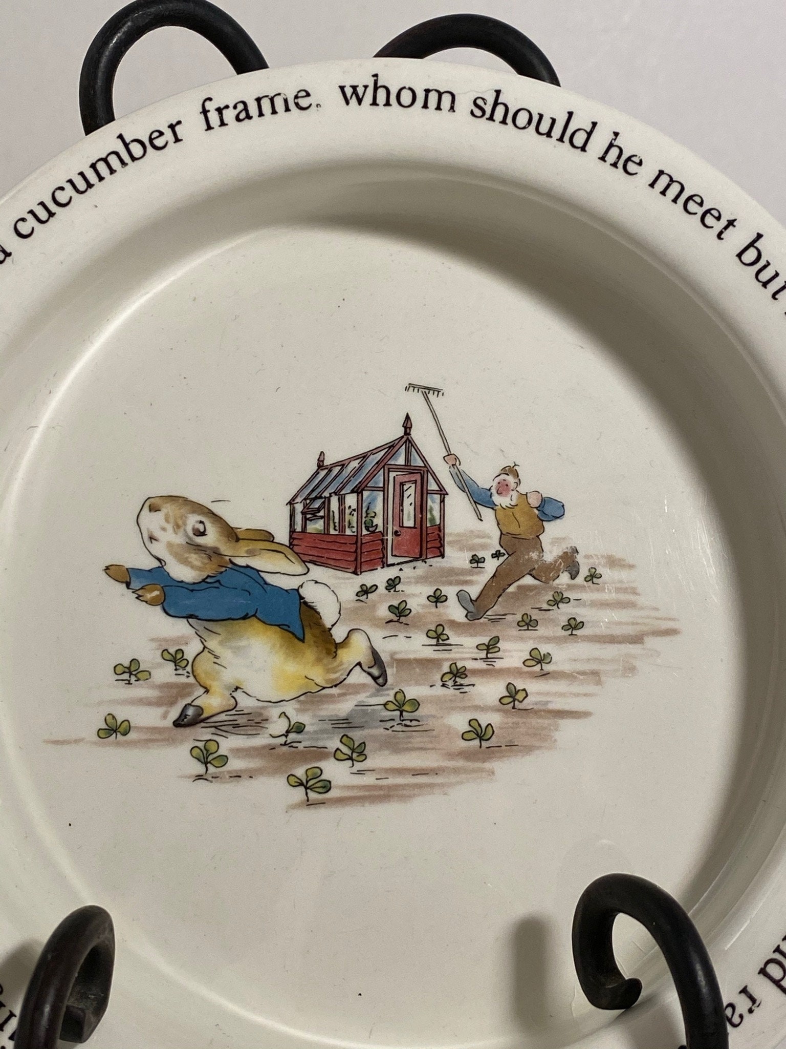 Vintage 1980's Wedgwood Peter Rabbit, Beatrix Potter, Bone China ...