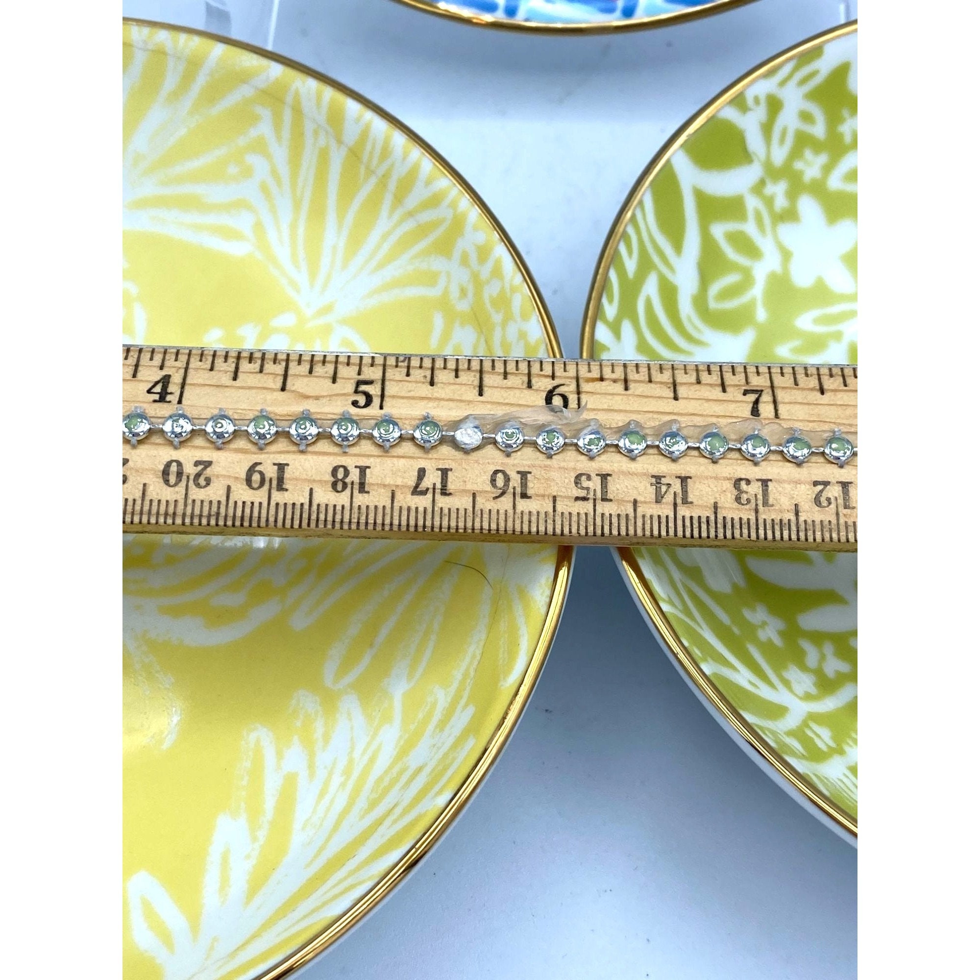 Lilly Pulitzer Salad Desert Fruit Bowls/plates Gold Rim Set of 3 - Etsy