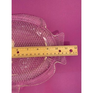 Fish Clear Glass Serving Plate/tray/horderves/vintage - Etsy