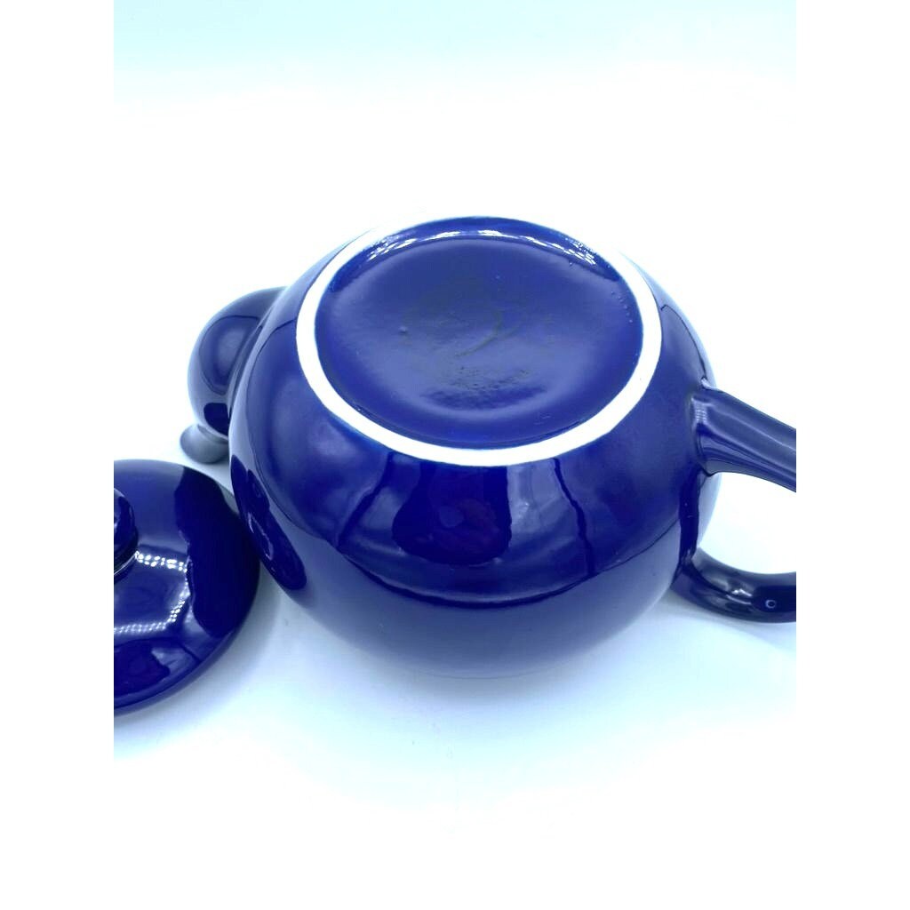 Vintage Designpac Cobalt Blue Tea Pot/stands 5 1/2 Inches Tall - Etsy