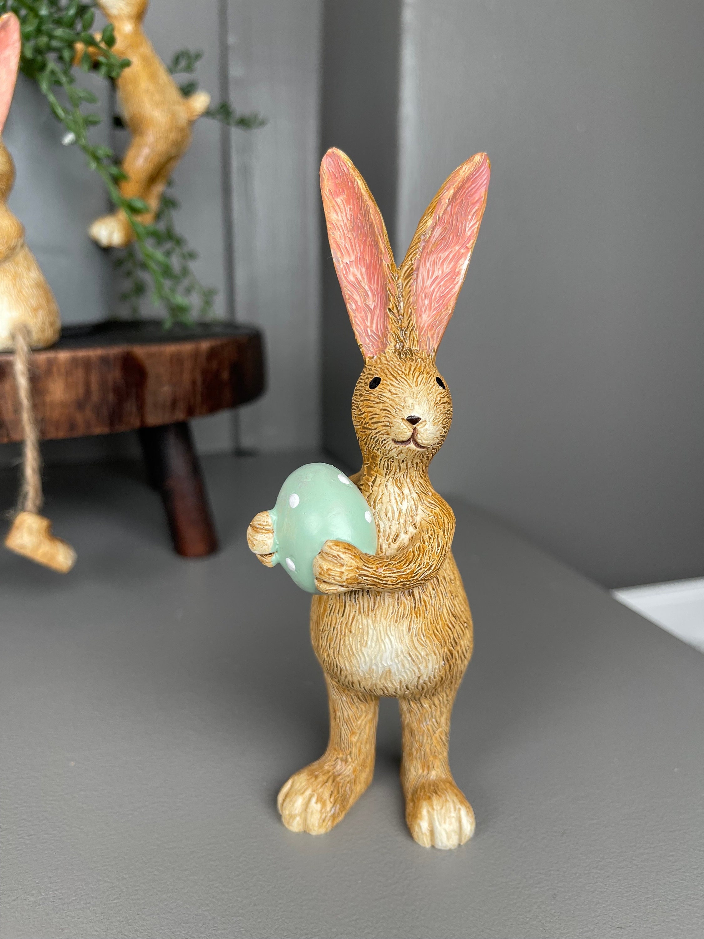 Bunny Collection Highland Rabbit Decorative Home Gift Country Farmhouse ...