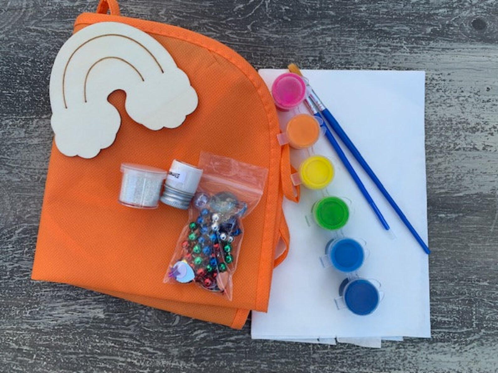 Rainbow painting kits crafts for kids DIY painting kits | Etsy