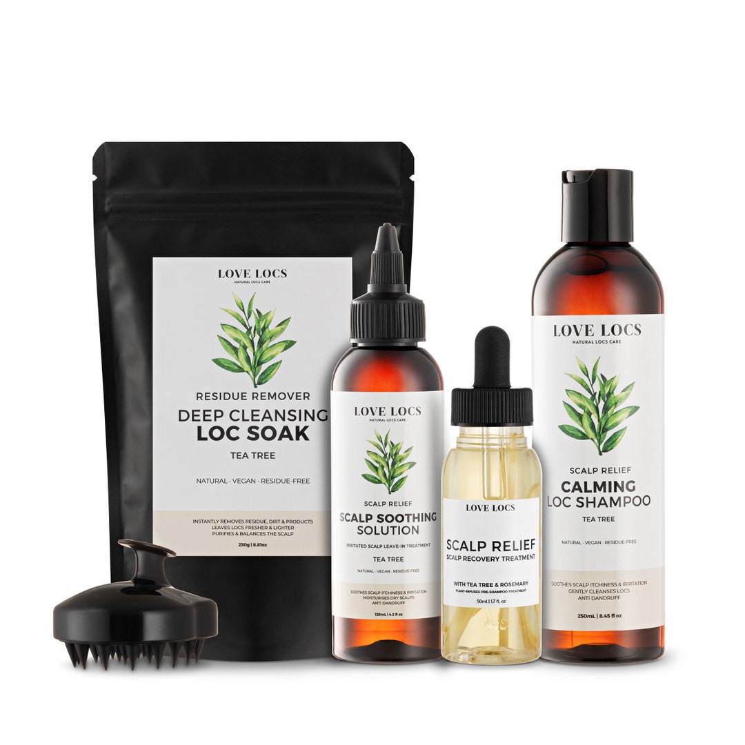 Loc Scalp Care Kit for Dandruff and Itchiness, Natural Dreadlock ...