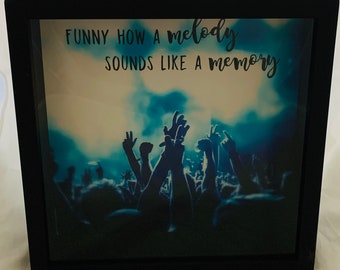 Music Shadow Box - Etsy