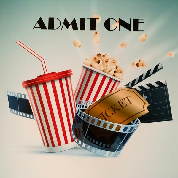 Admit One Shadow Box - Etsy