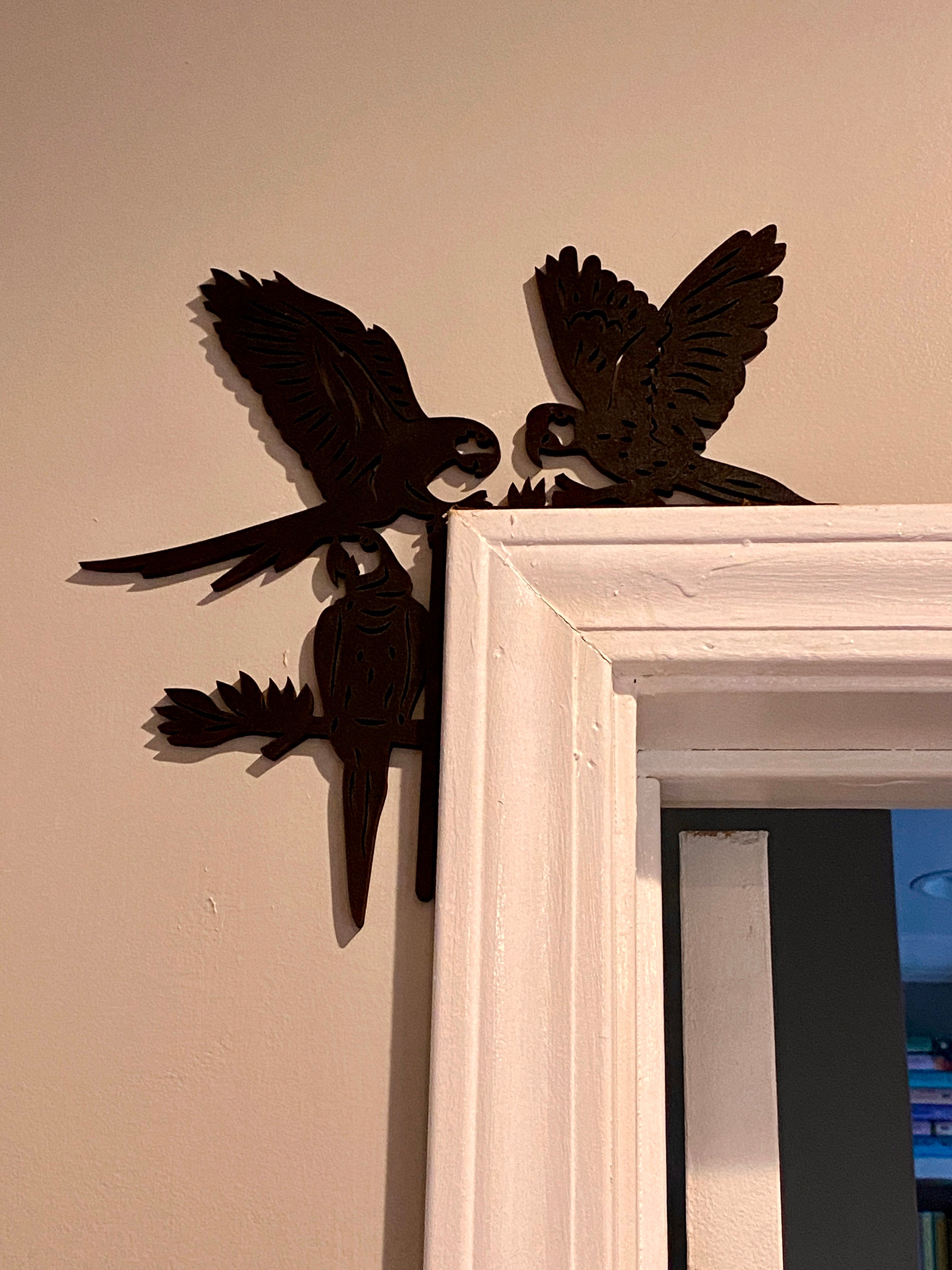Bird Door Trim Corner Sitter elección de aves | Etsy