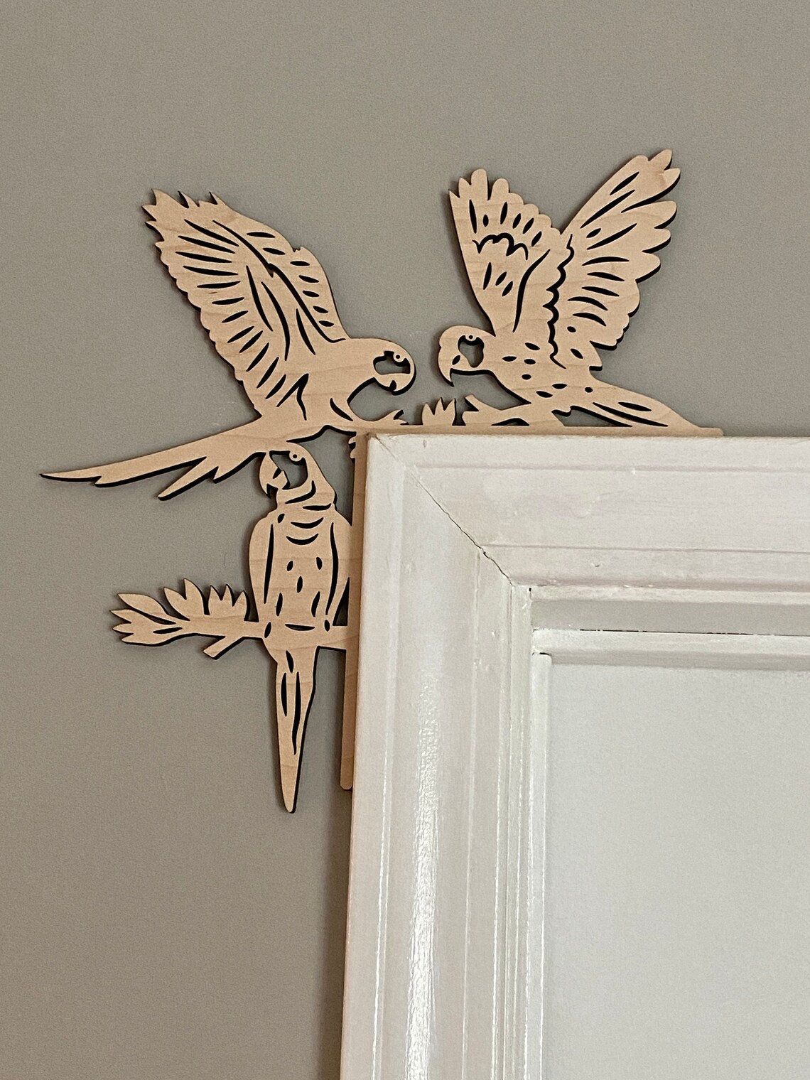 Bird Door Trim Corner Sitter elección de aves | Etsy