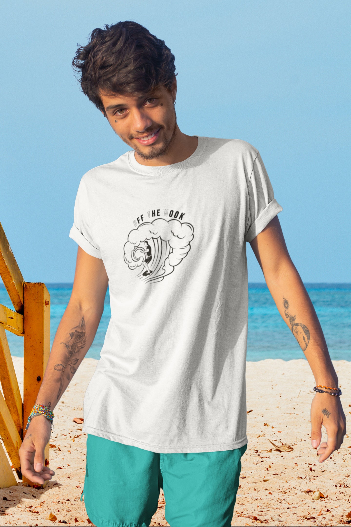Off the Hook Shirt, Summer Style, Waves Shirt, Surfer Fashion, Surfing ...