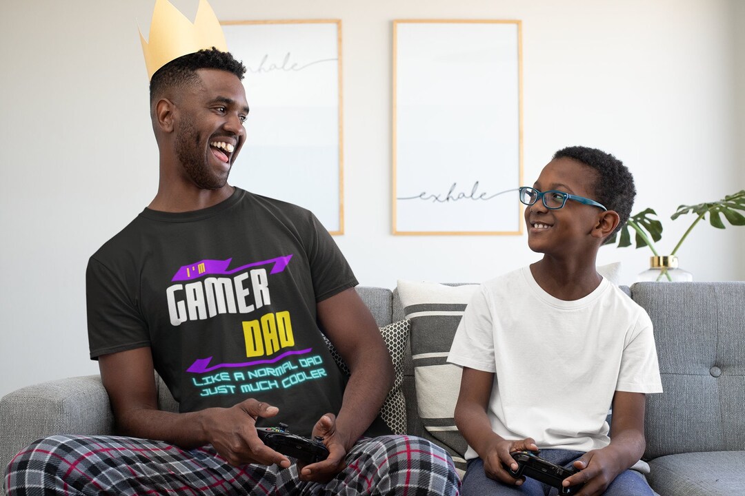 Gamer Dad Shirt I'm a Gamer Dad Like a Normal Dad Just Much Cooler ...