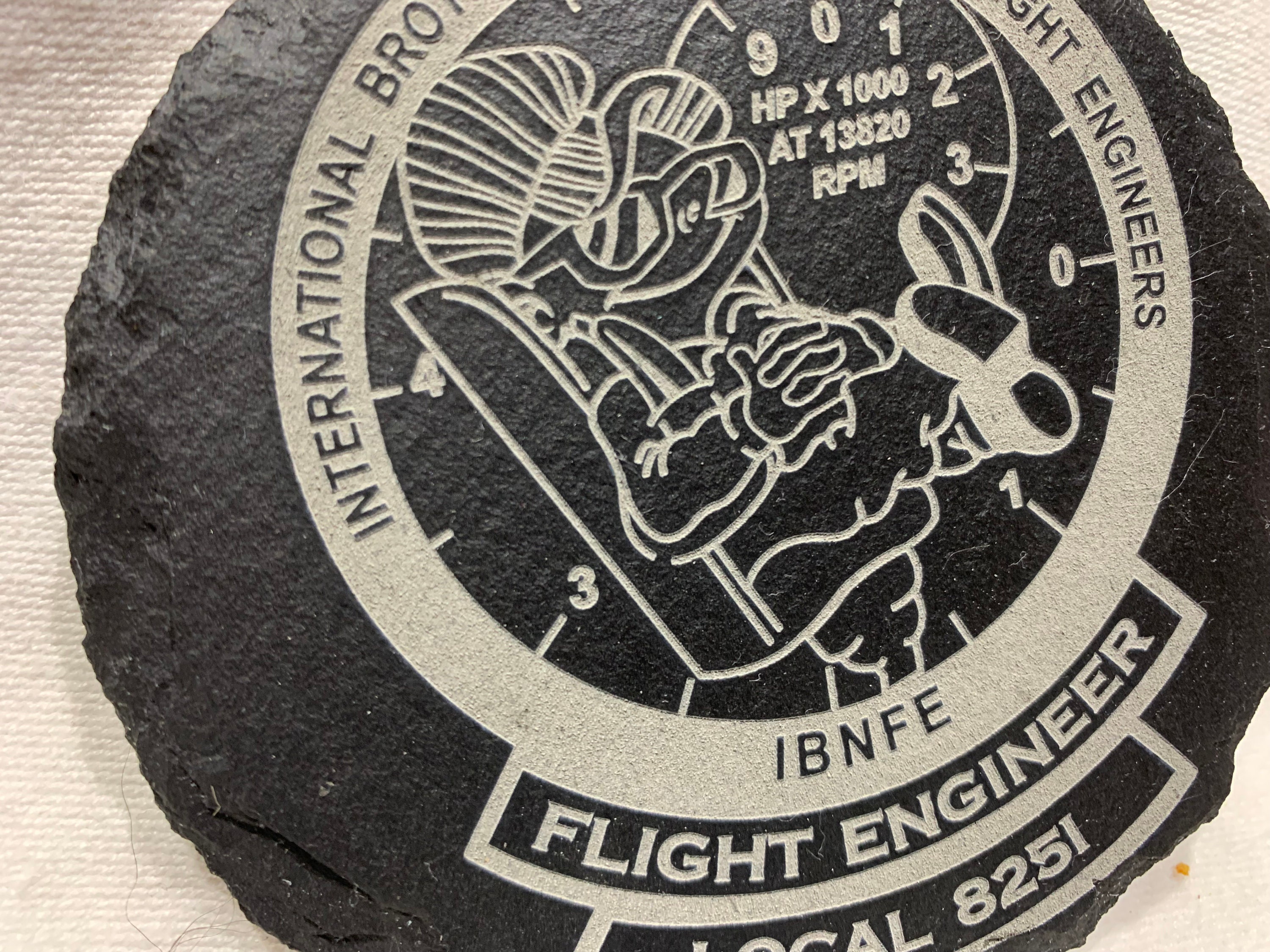 IBNFE 8251 Slate Coaster, USN FE, Naval Flight Engineer, P-3 Orion ...