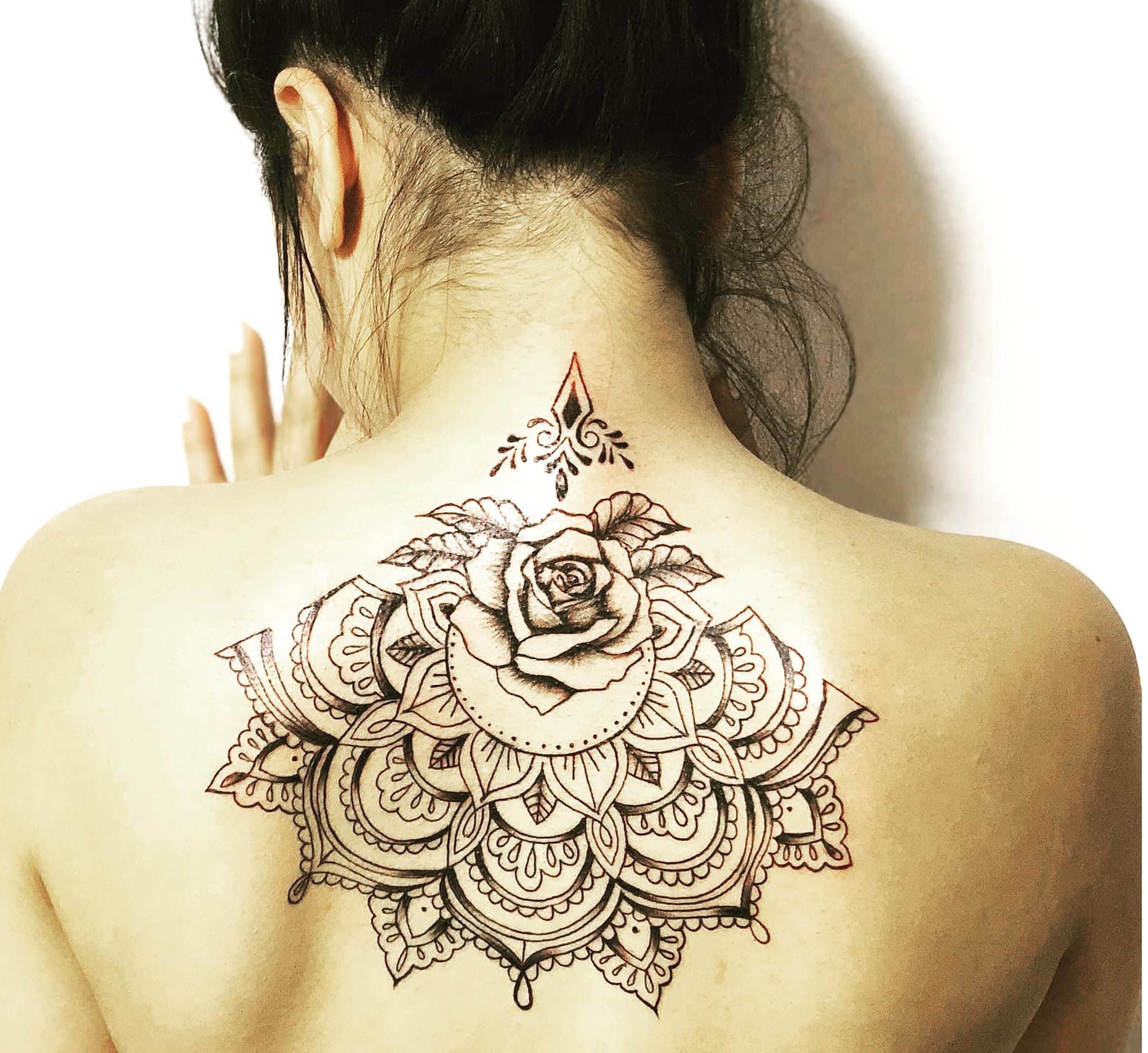 CUSTOM Tattoo Design Custom Back tattoo deisgn with yours | Etsy