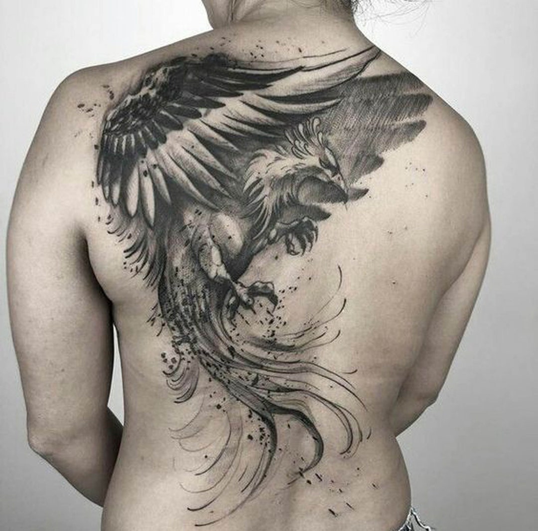 Custom Tattoo Design, Custom Back Tattoo, Personalized Tattoo Drawing ...