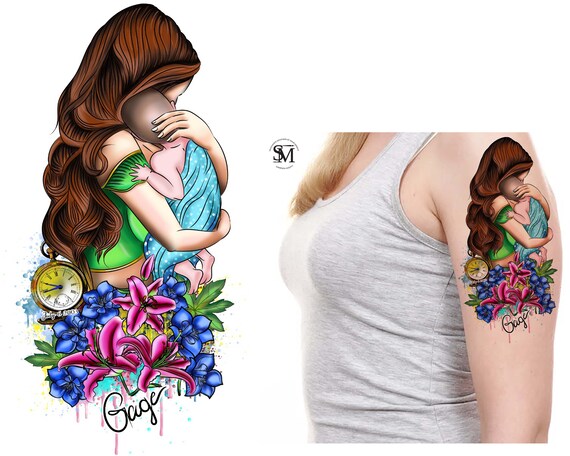 Half Sleeve Color Tattoos Designs