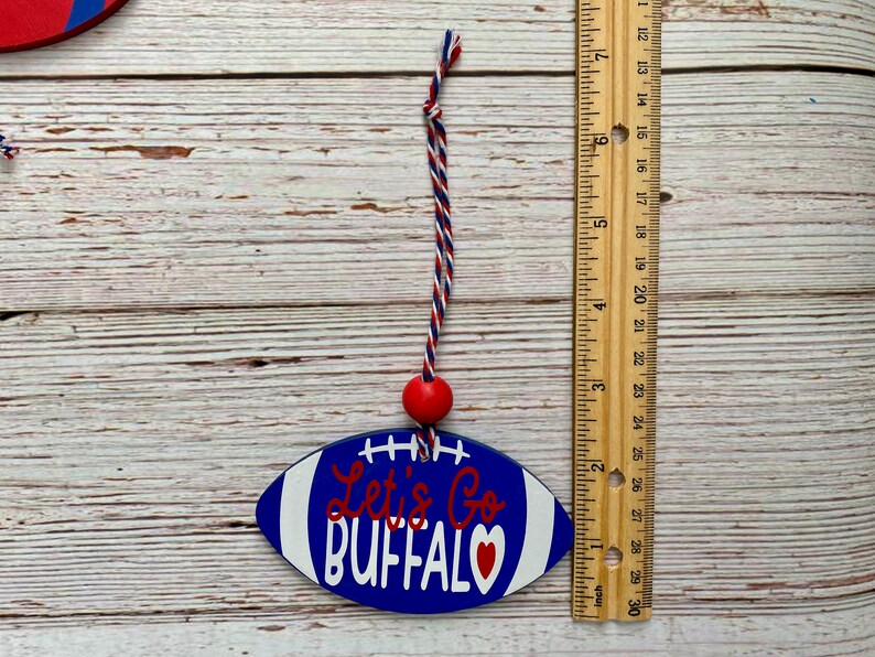 Buffalo Football Ornament, Let’s Go Buffalo, Buffalo Fan Christmas Gift ...