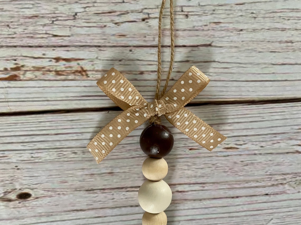 Coffee Mug Canister Bead Garland, Cup Mini Garland, Coffee Bar Decor ...