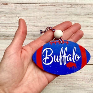 Buffalo Football Ornament, Let’s Go Buffalo, Buffalo Fan Christmas Gift ...