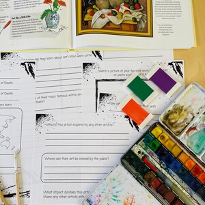 Artist Research Report | Montessori | Art | Biography - Etsy