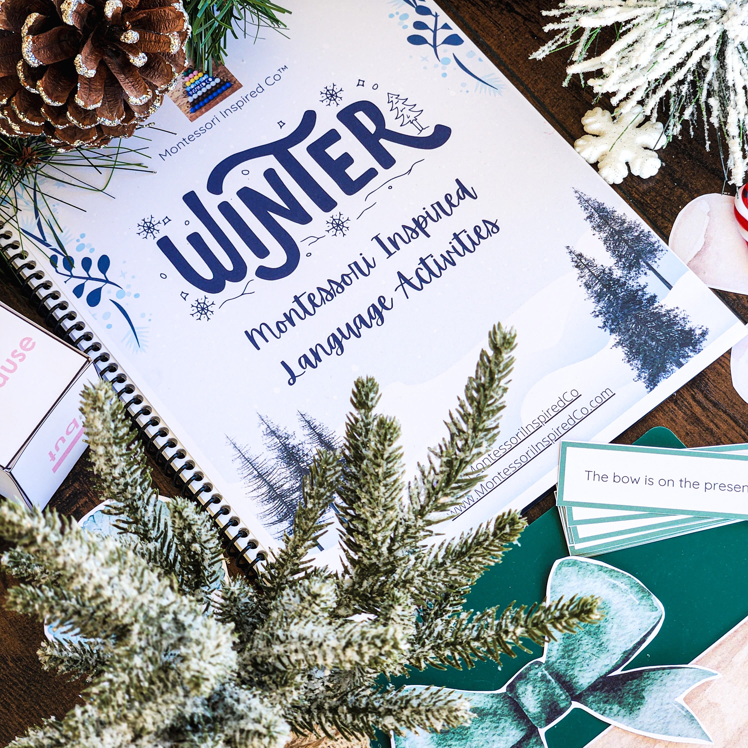 Montessori-inspired Winter Language Activities Grammar Word Study ...