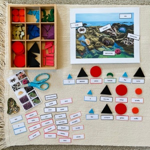 By the Seashore Montessori-inspired Learning Bundle | Language | Math ...