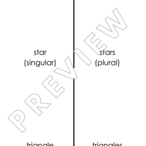 Singular & Plural Nouns Booklet |montessori Inspired Grammar - Etsy