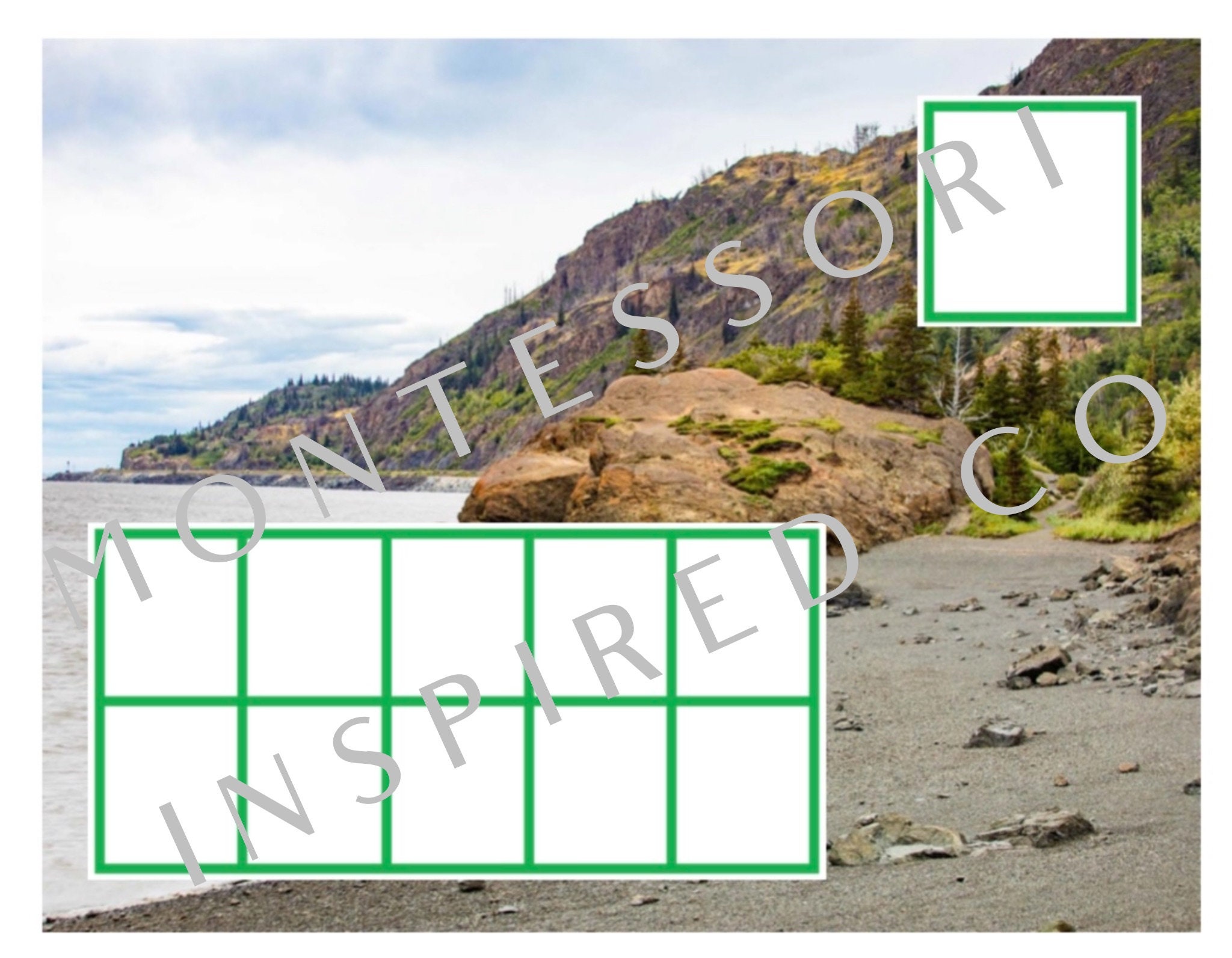 Alaska Biomes Ten Frames Preschool Math Counting Number Fluency - Etsy