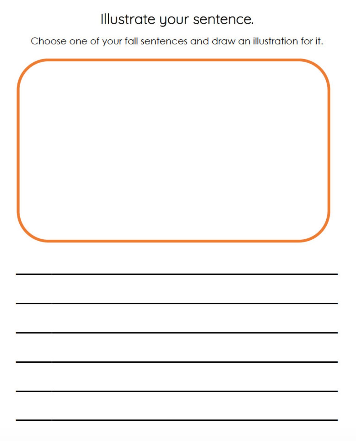 Autumn Types of Sentences Activity Pack Elementary Language - Etsy Canada