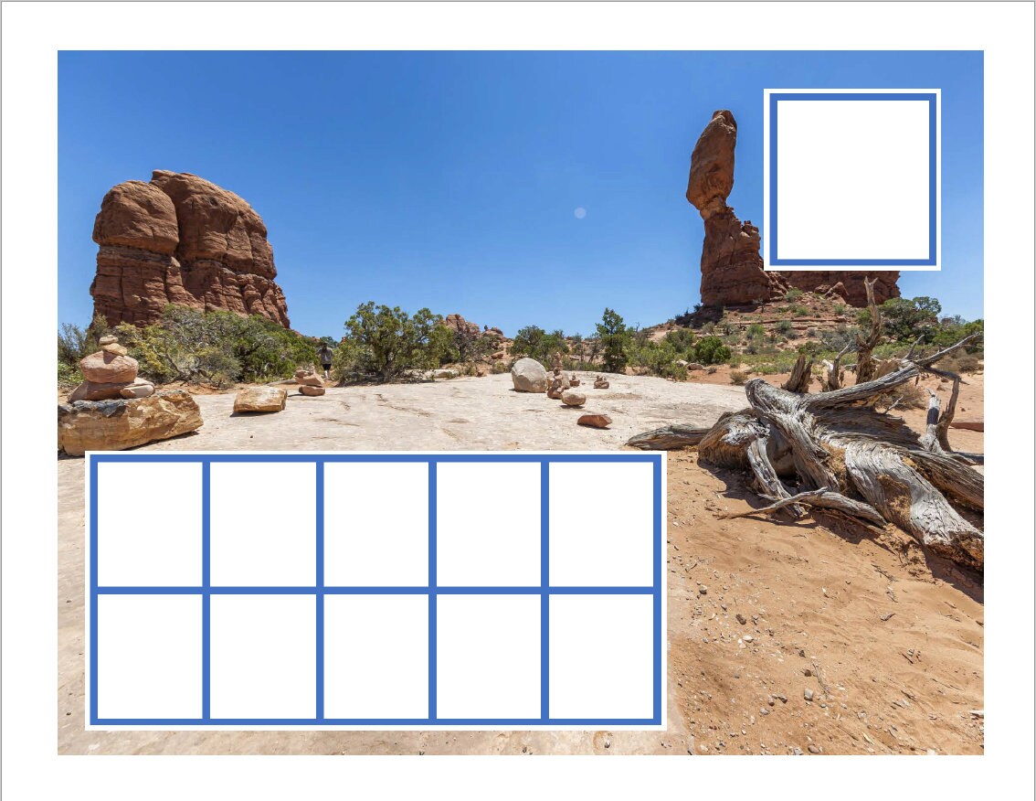 Biomes Ten Frames Preschool Math Counting Number Fluency - Etsy