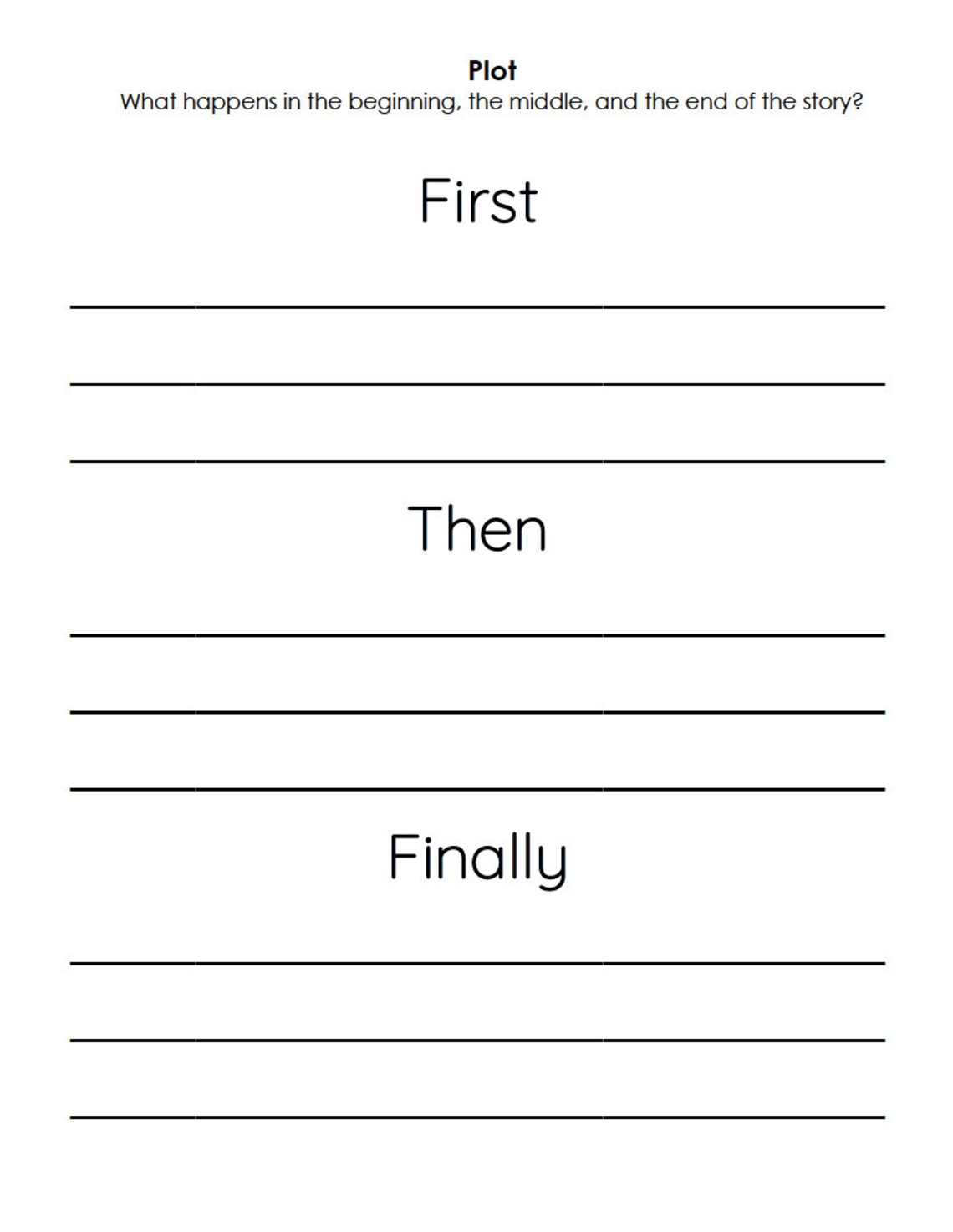 Story Mapping Activity Pack Writing Reading Comprehension | Etsy