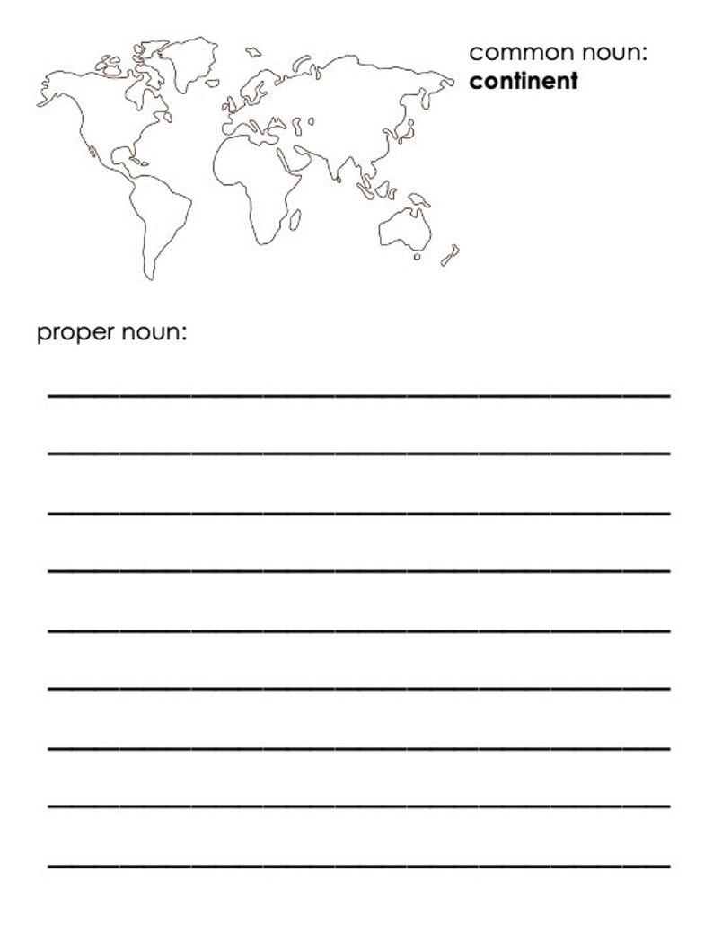 Montessori-inspired Grammar: Advanced Noun Symbols & | Etsy