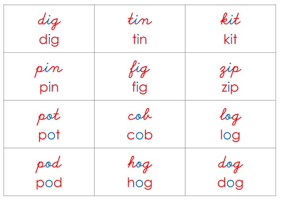 The Word Reading In Cursive